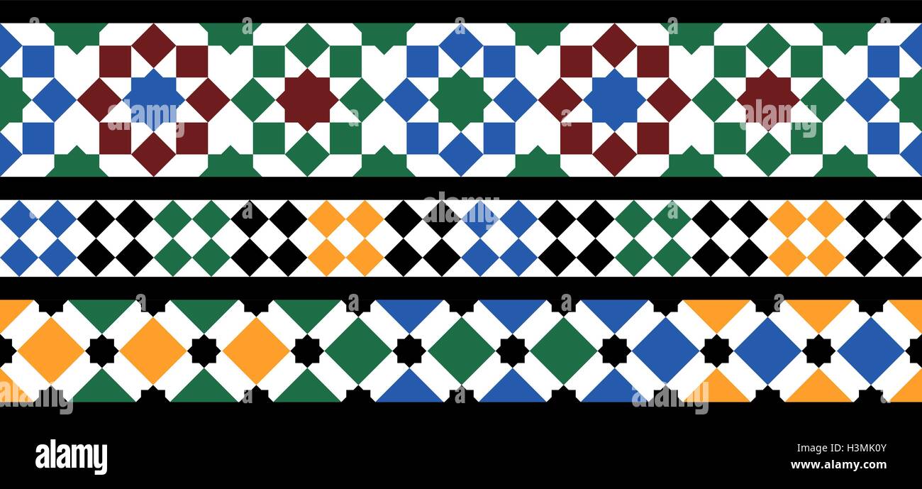 Red black green mosaic Stock Vector Images - Alamy