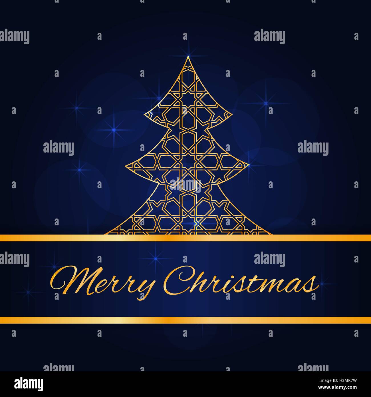 Blue christmas card Stock Vector Image & Art - Alamy