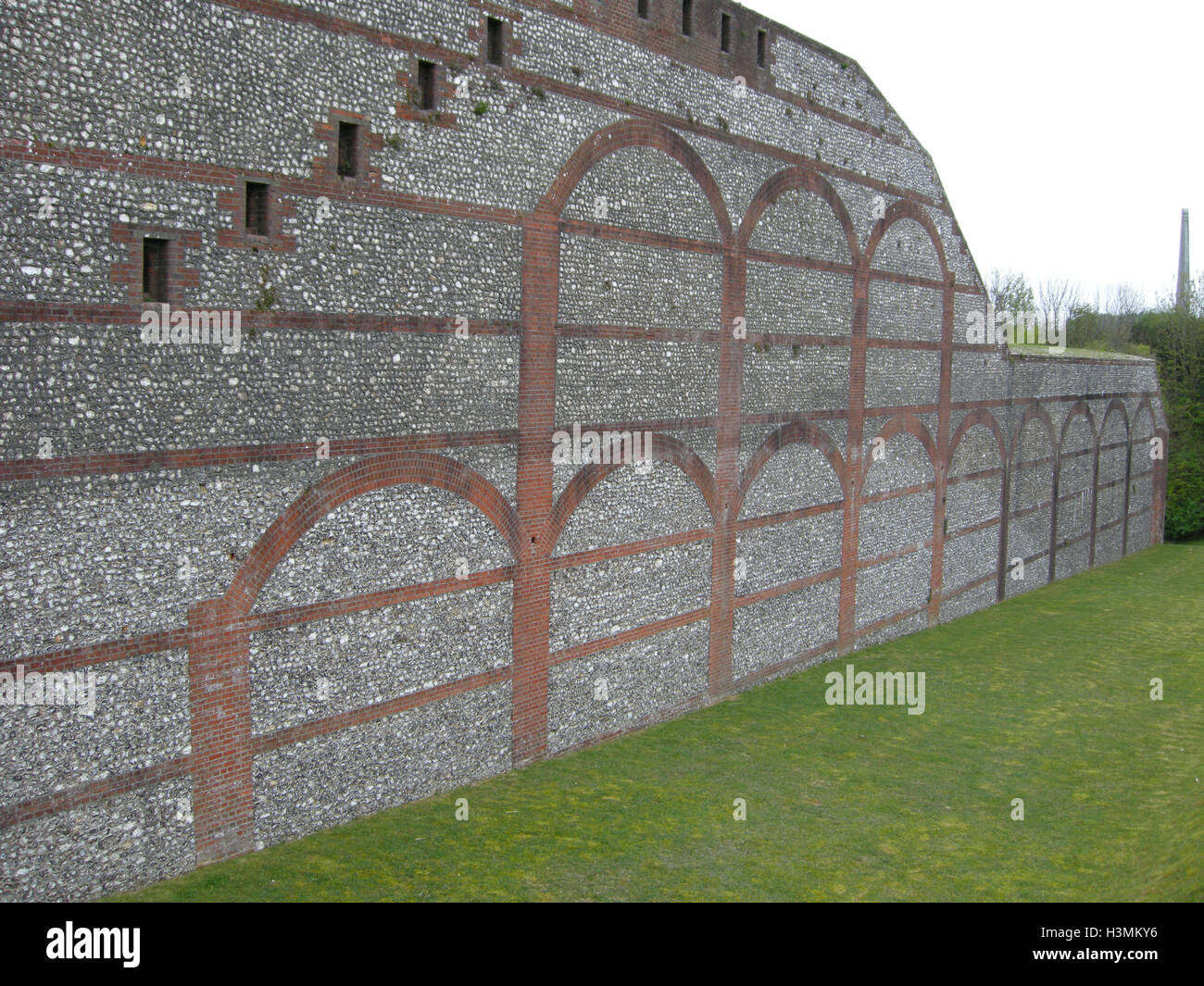 20th Century fort wall Stock Photo - Alamy