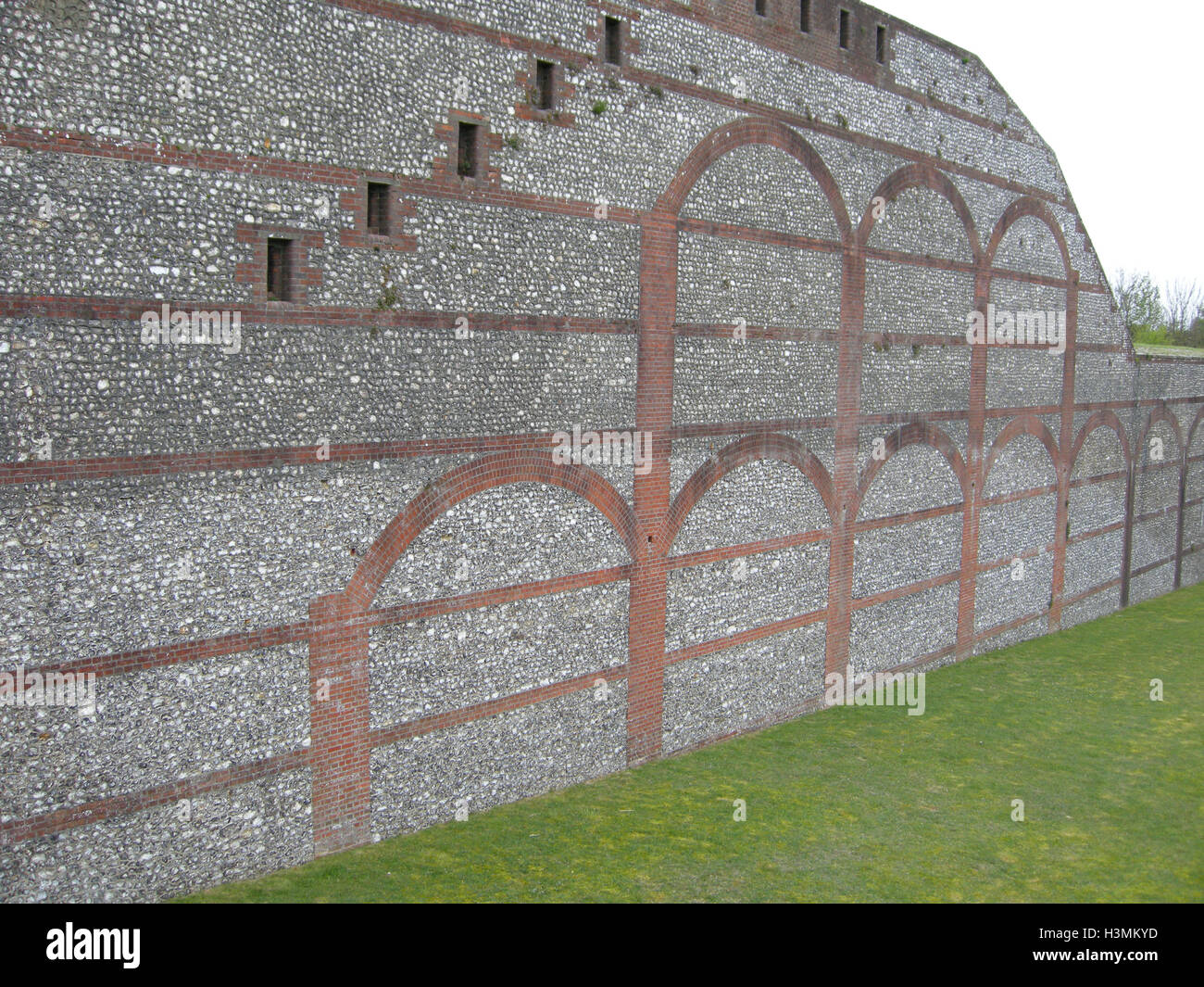 20th Century fort wall Stock Photo - Alamy