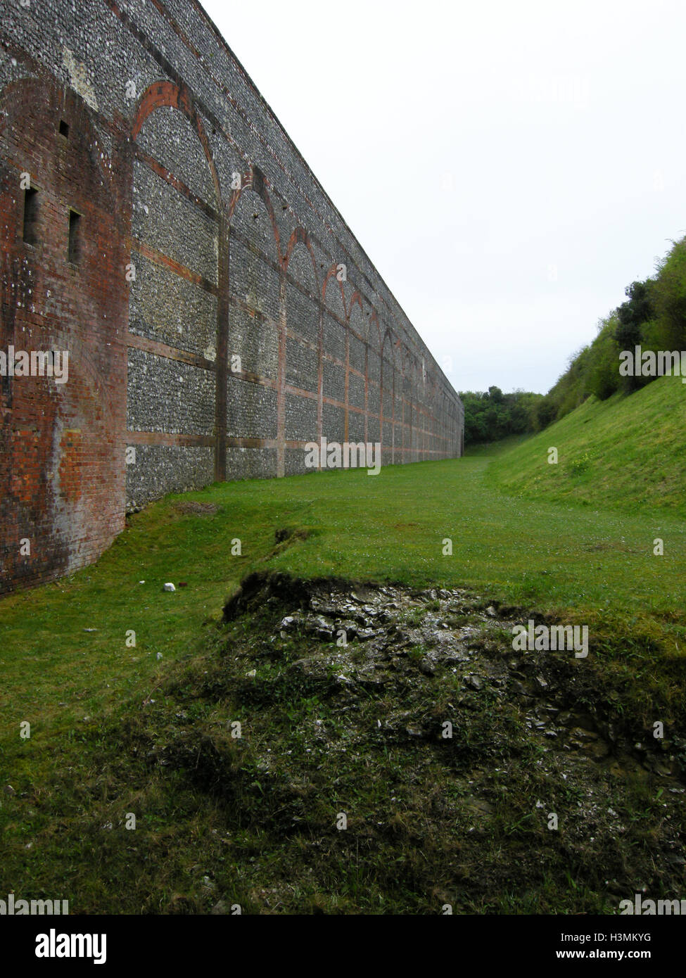 20th Century fort wall Stock Photo - Alamy