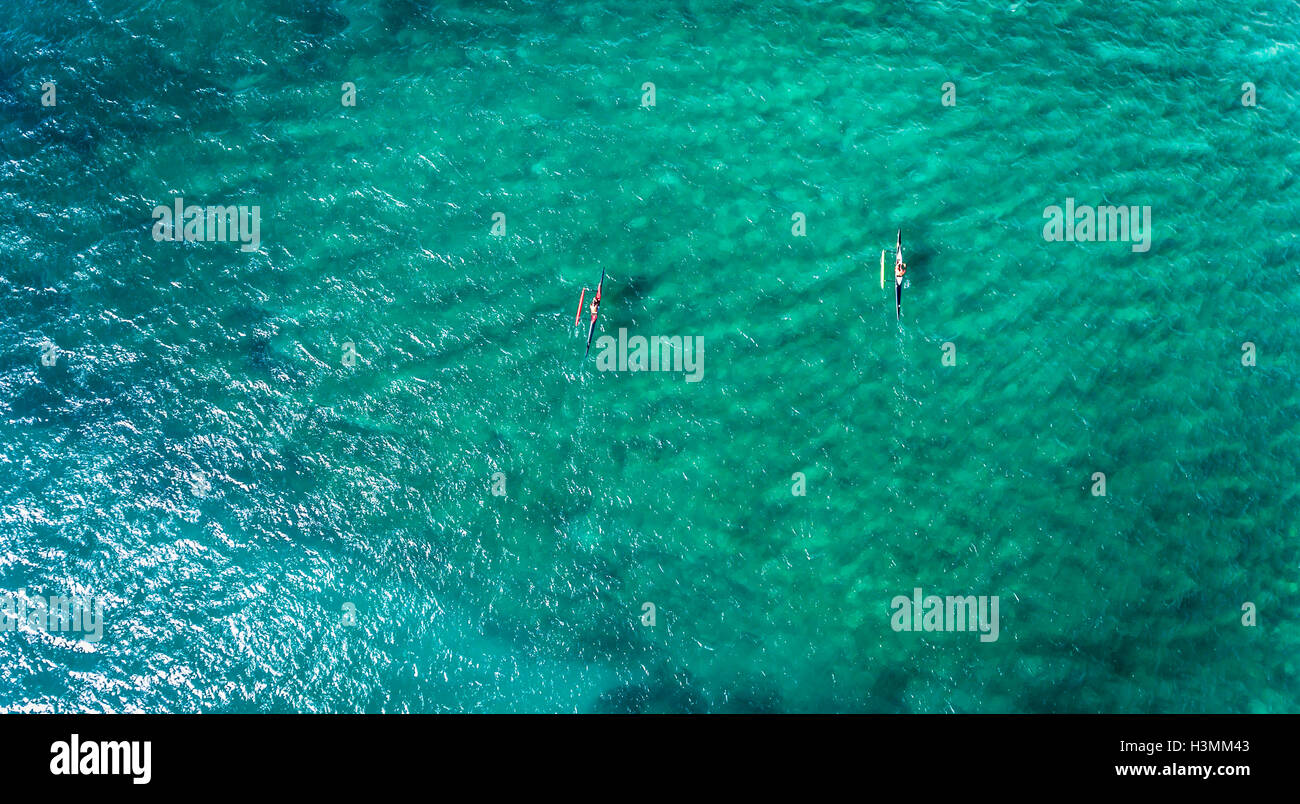 Aerial view outrigger on water hi-res stock photography and images - Alamy