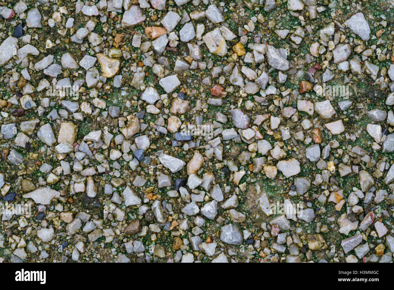 Texture of small stone gravel on the ground Stock Photo - Alamy