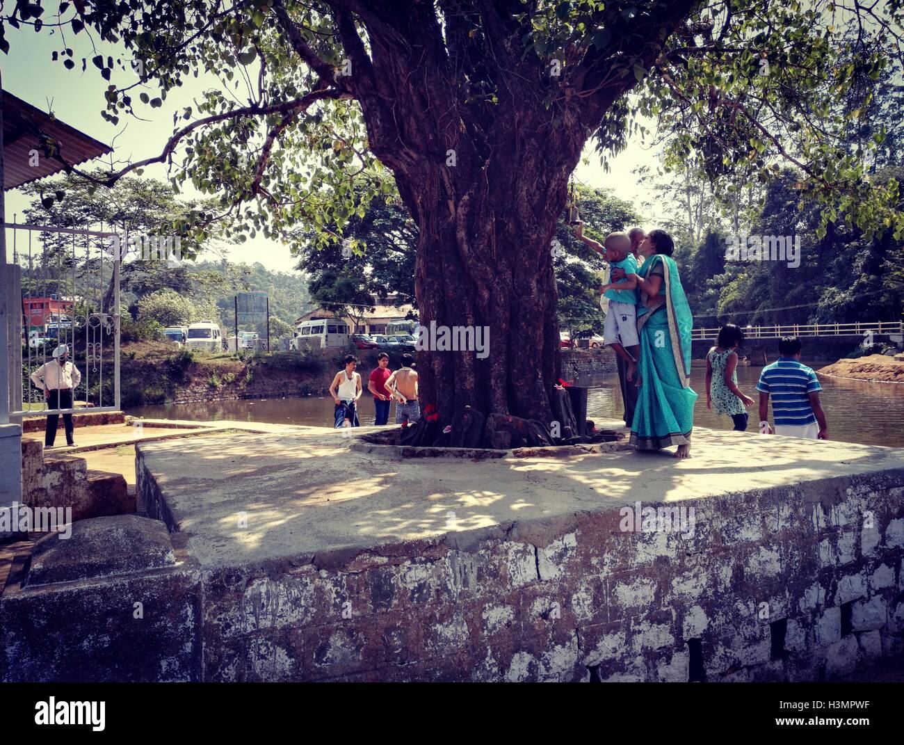 Faith being passed on through generations Stock Photo - Alamy