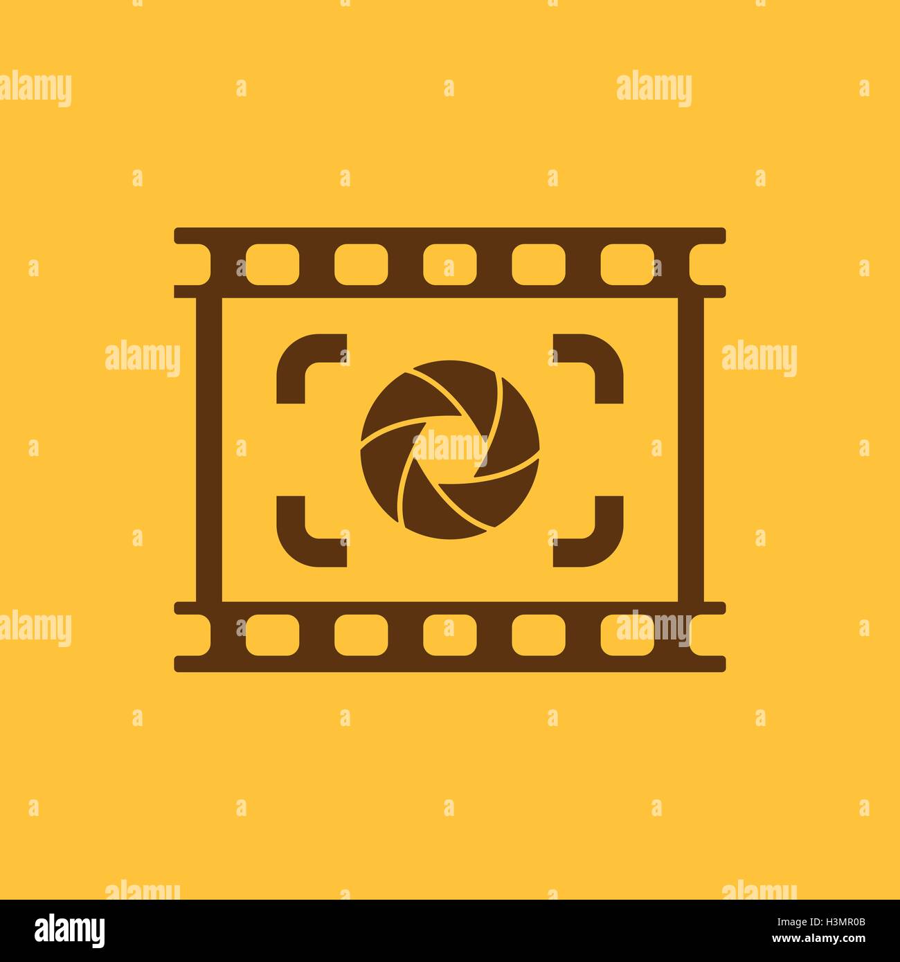 The viewfinder icon. Focusing and photography, photo symbol. Flat Stock ...