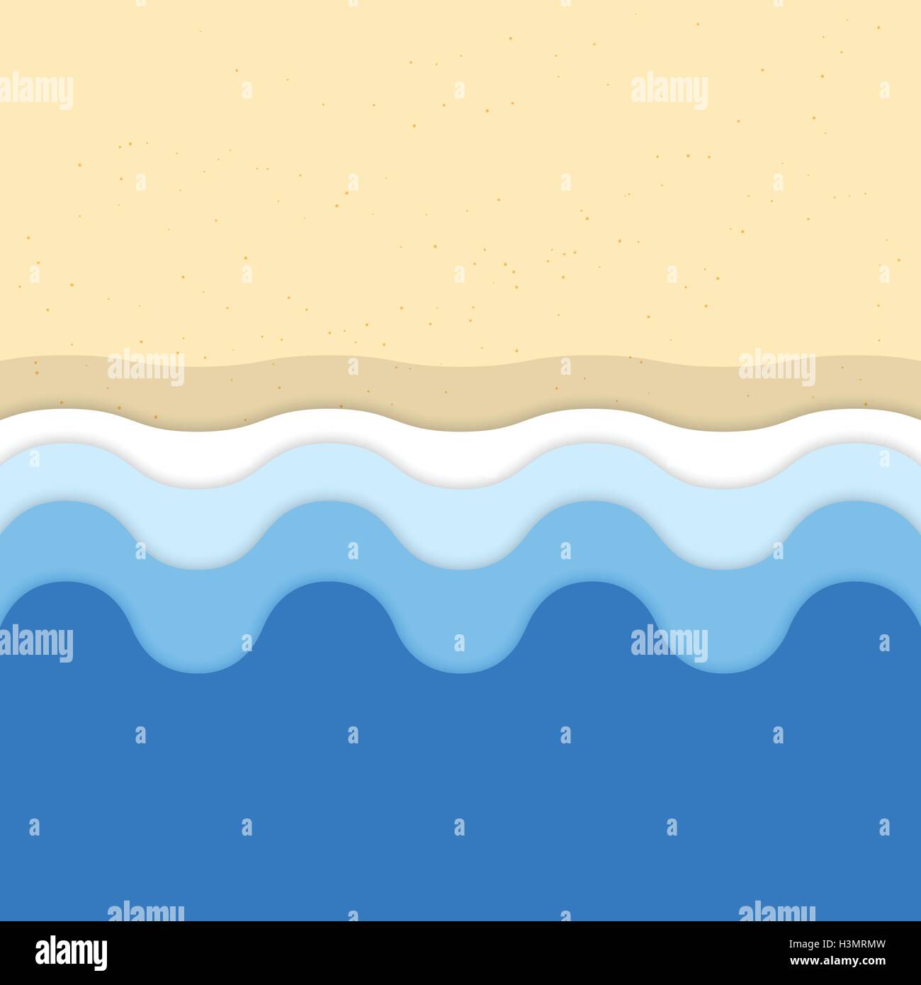 [EPS10] Background : Beach - sea and sand for summer vector ...