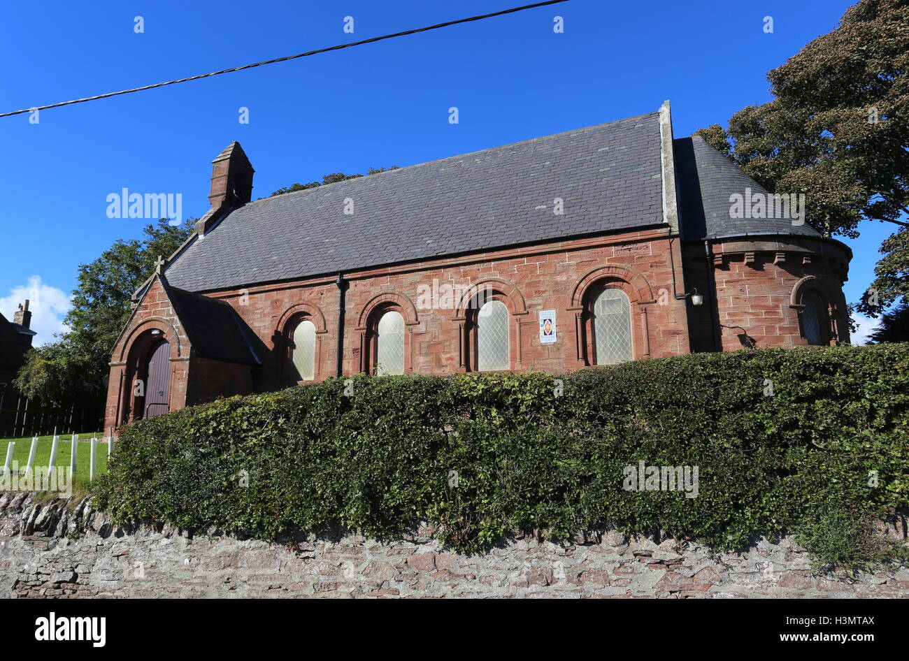 Exterior of Auchmithie Parish Church Angus Scotland October 2016 Stock ...