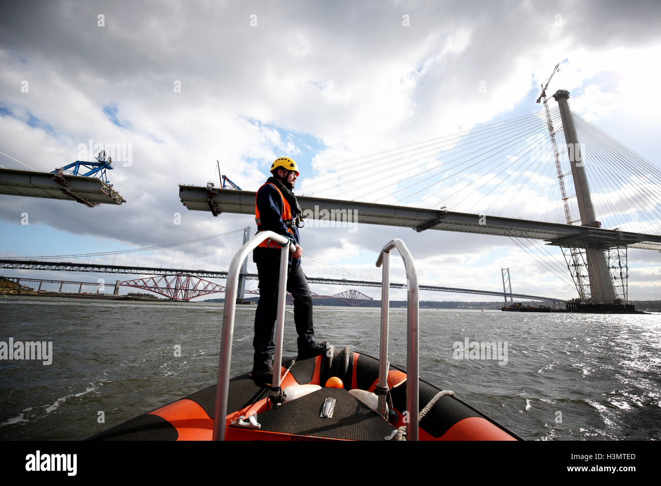 Joe Smith, deckhand on the Celtic Nomad, a service boat for ...