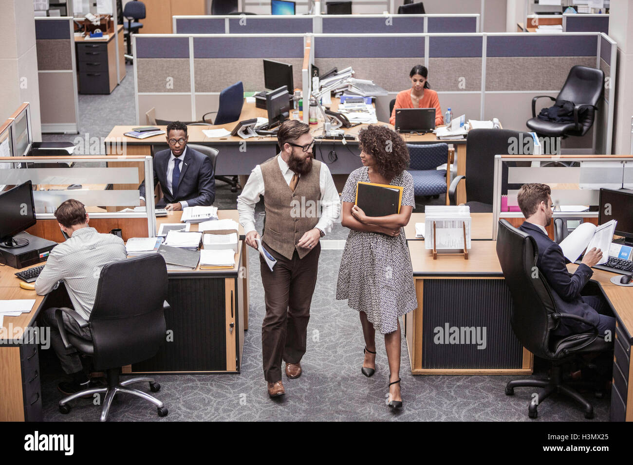 Man walking in office hi-res stock photography and images - Alamy