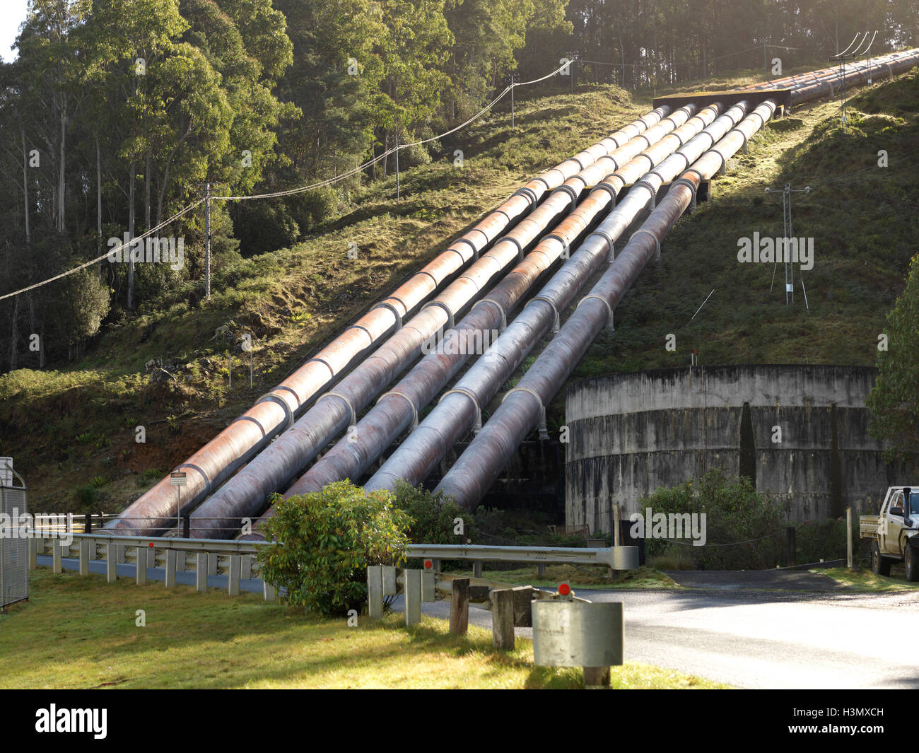 Hydroelectric power station pipes hi-res stock photography and images ...