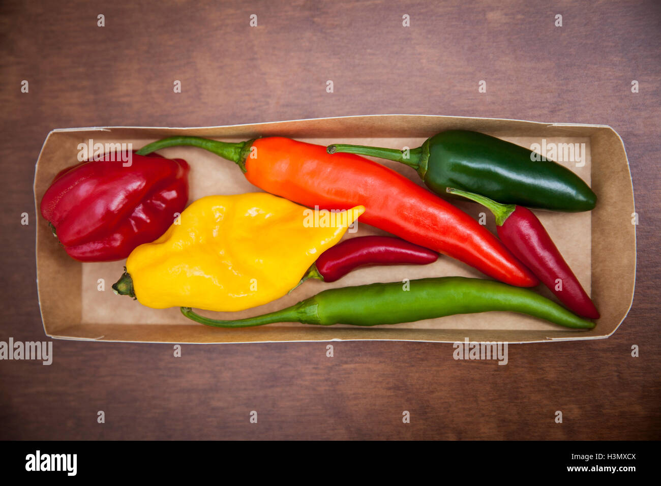 Variety of chillies hi-res stock photography and images - Alamy