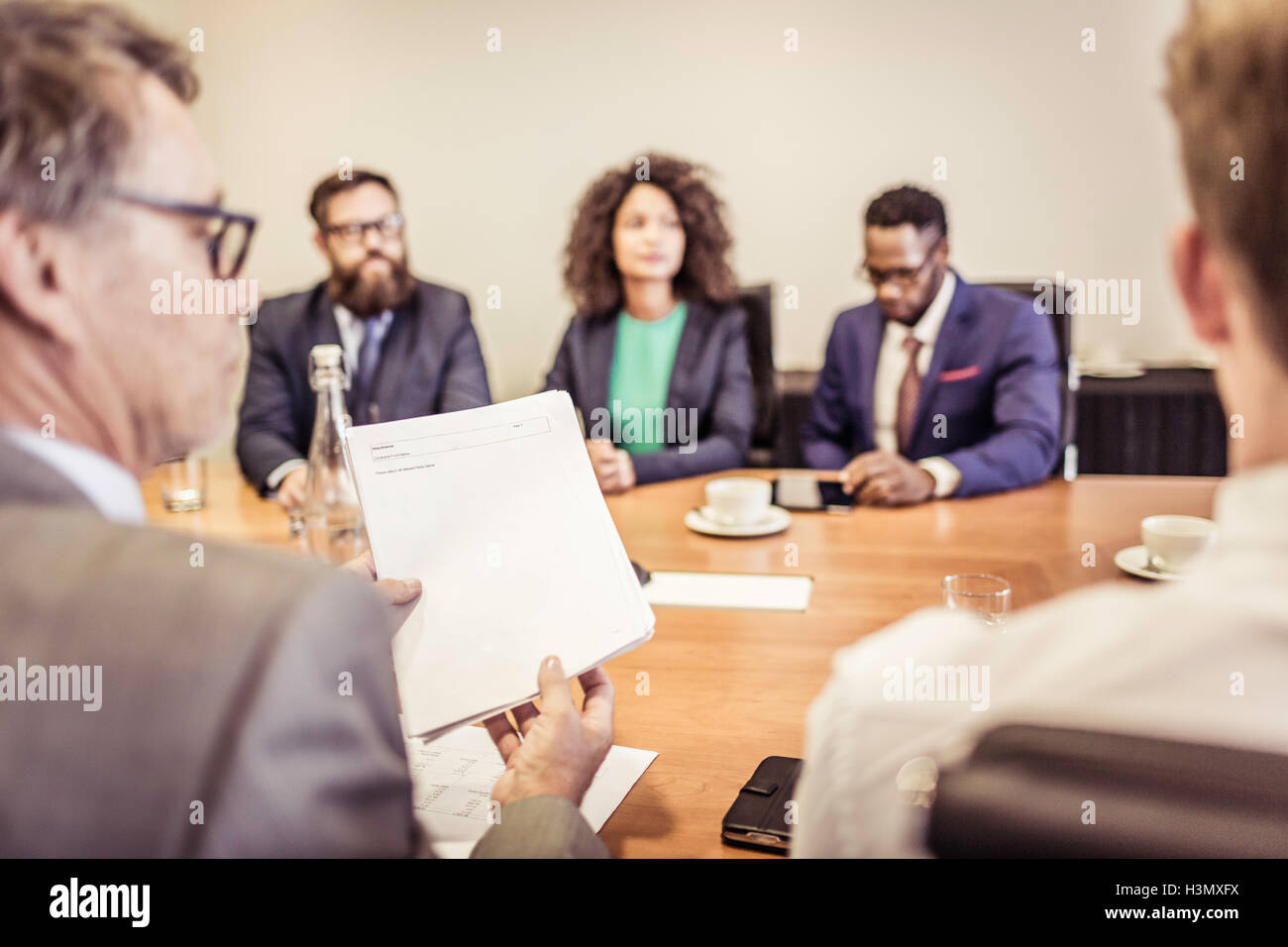 Conference table men hi-res stock photography and images - Alamy