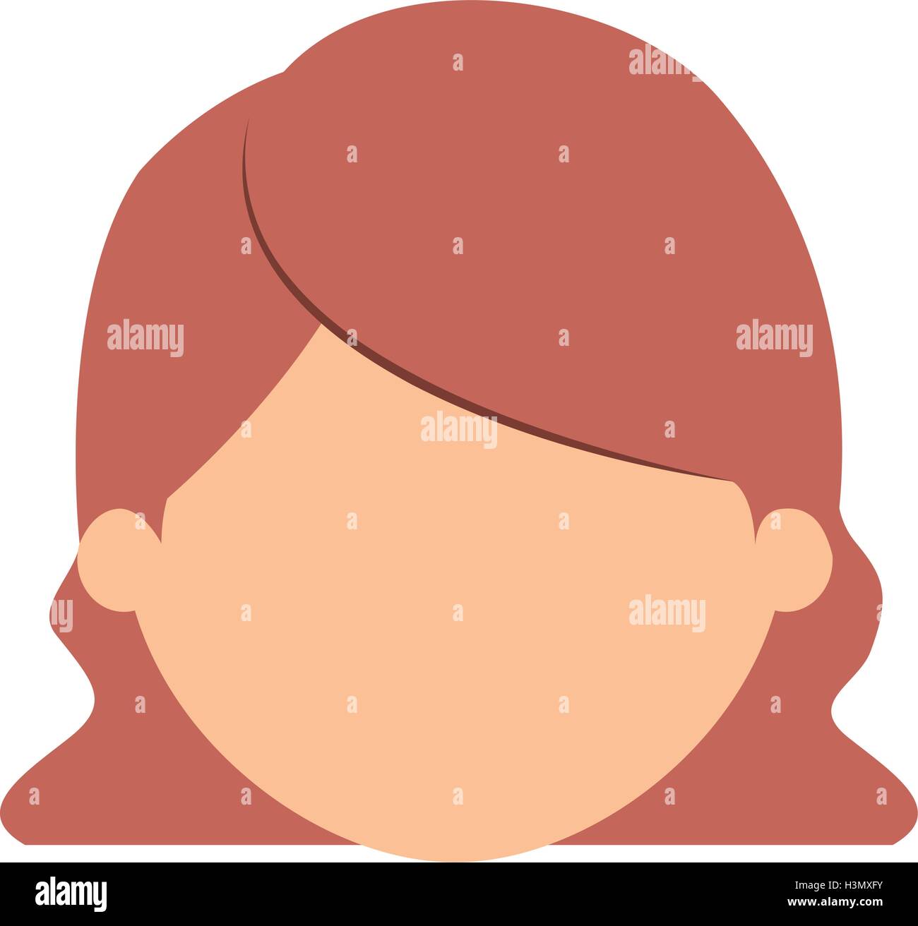 Girl cartoon head design Stock Vector Image & Art - Alamy
