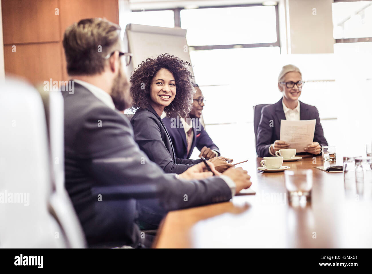 Conference table men hi-res stock photography and images - Alamy