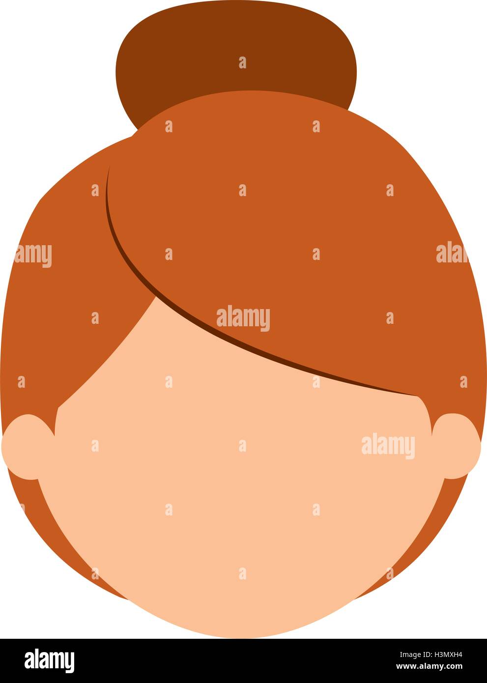 Girl cartoon head design Stock Vector Image & Art - Alamy