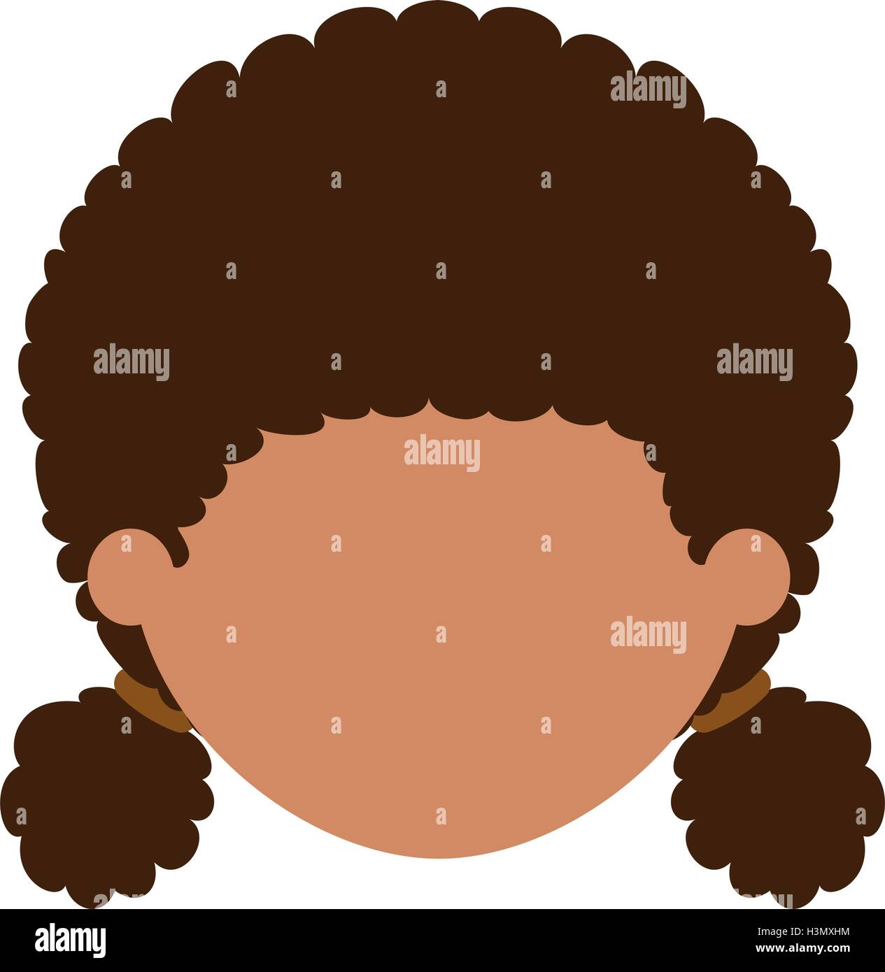 Girl cartoon head design Stock Vector Image & Art - Alamy