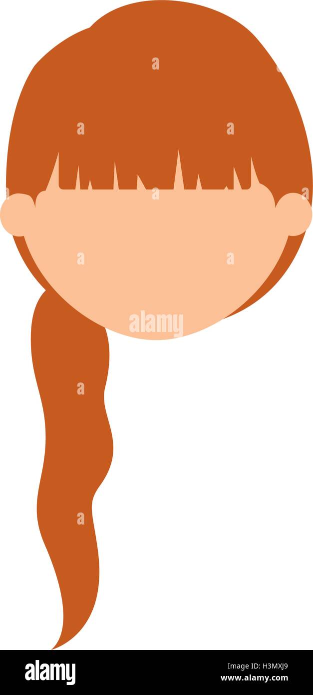 Girl cartoon head design Stock Vector Image & Art - Alamy