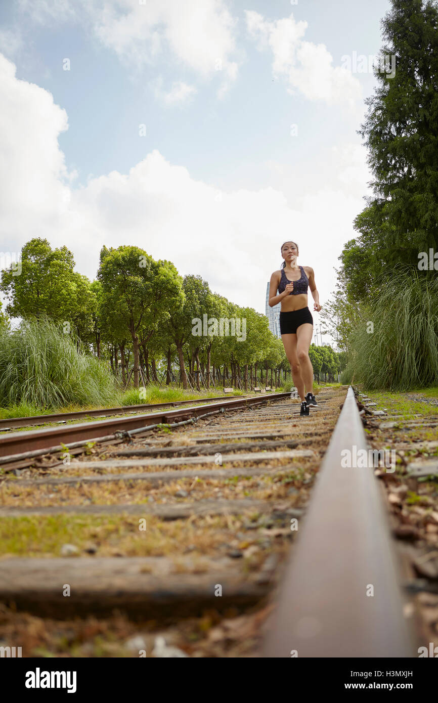Jogging shanghai hi-res stock photography and images - Alamy