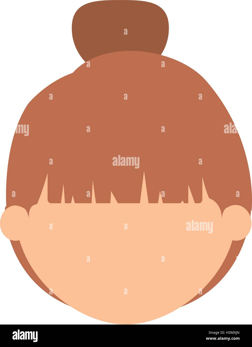 Girl cartoon head design Stock Vector Image & Art - Alamy