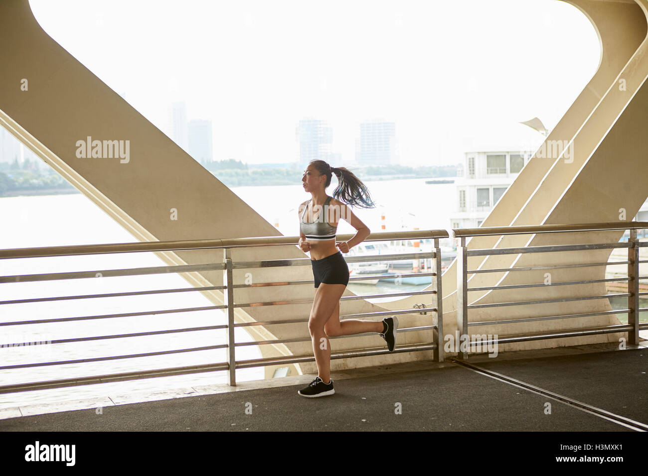 Jogging shanghai hi-res stock photography and images - Alamy