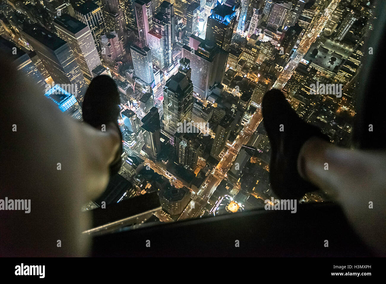 Aerial view from helicopter of Midtown, New York, USA Stock Photo - Alamy