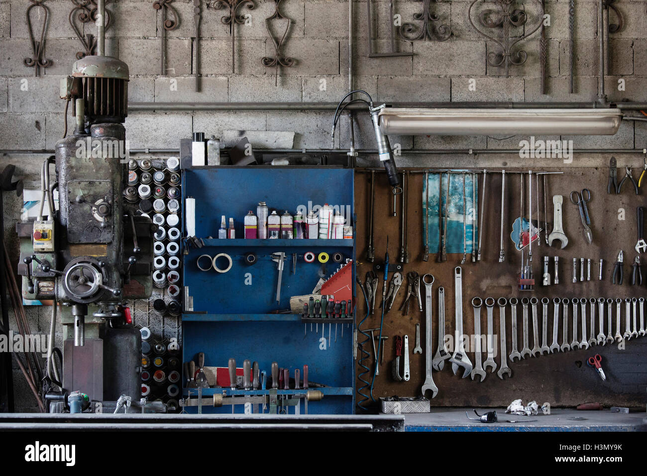 Variety of carpentry tools Stock Photo - Alamy