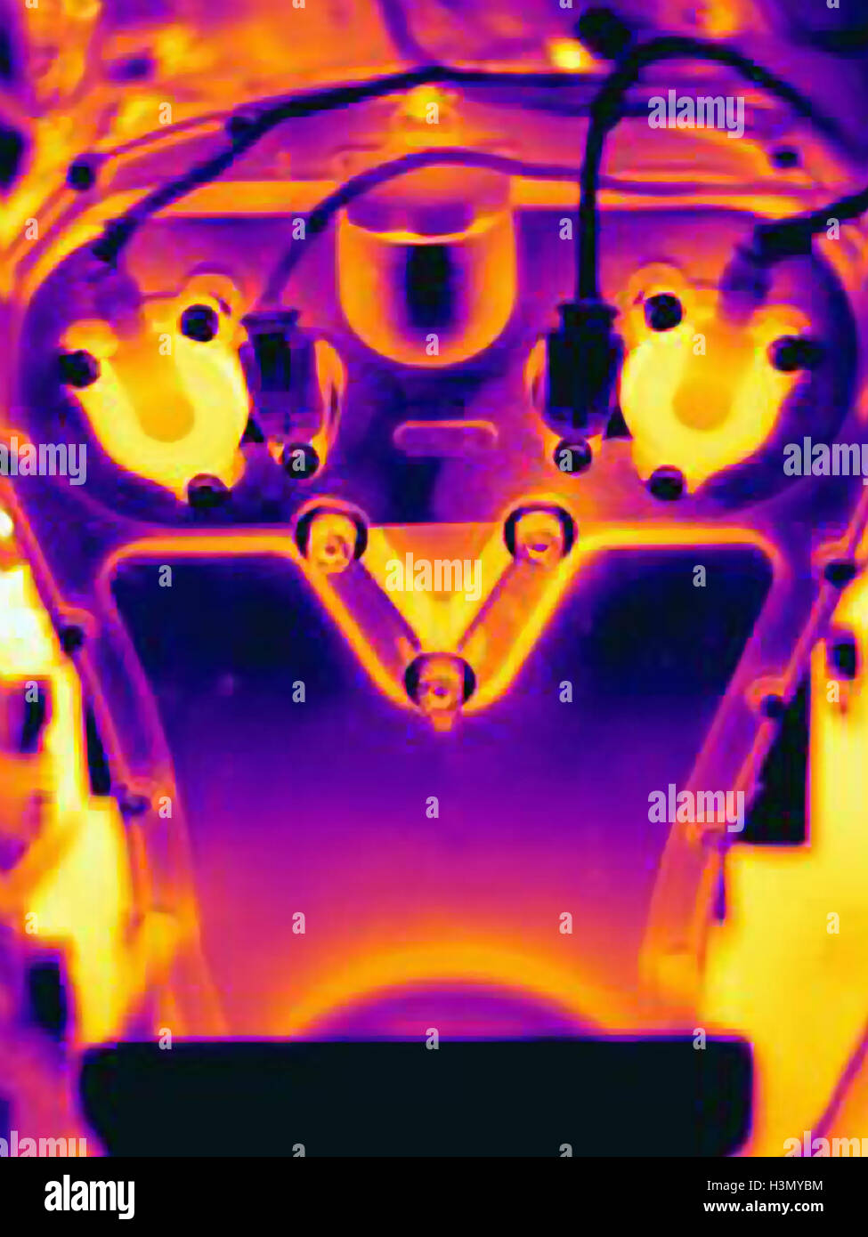 Car engine infrared thermal image hi-res stock photography and images ...