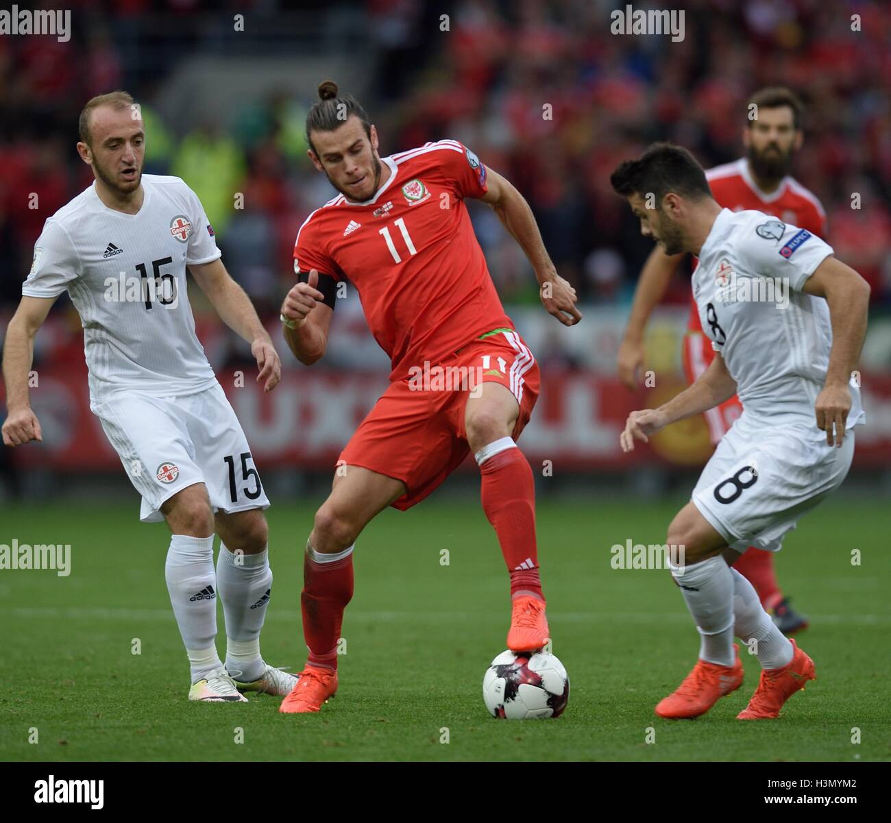 Action during Wales v Georgia FIFA World-Cup 2018 Qualifying Round ...
