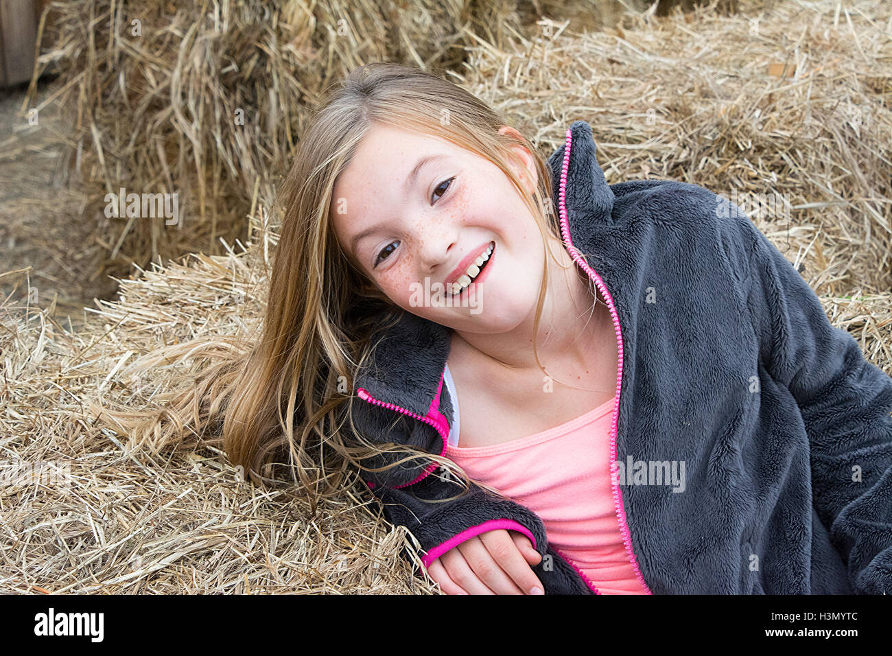 Silly Cute little Girl Stock Photo - Alamy