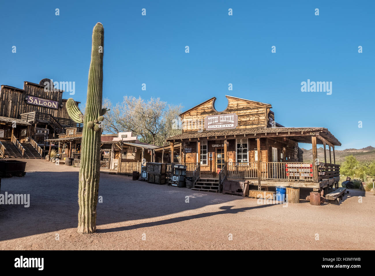 Old Western Town Saloon