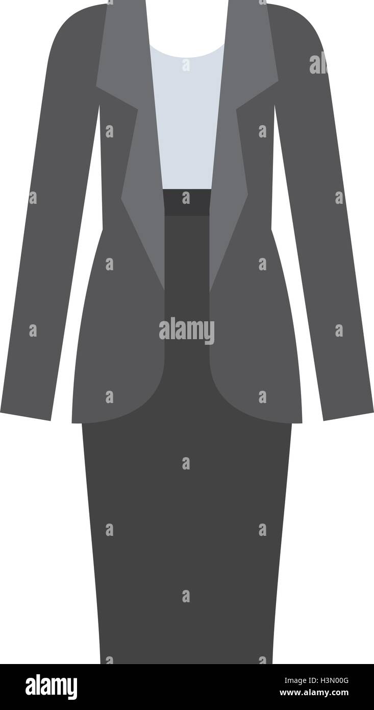 Isolated female formal cloth design Stock Vector Image & Art - Alamy