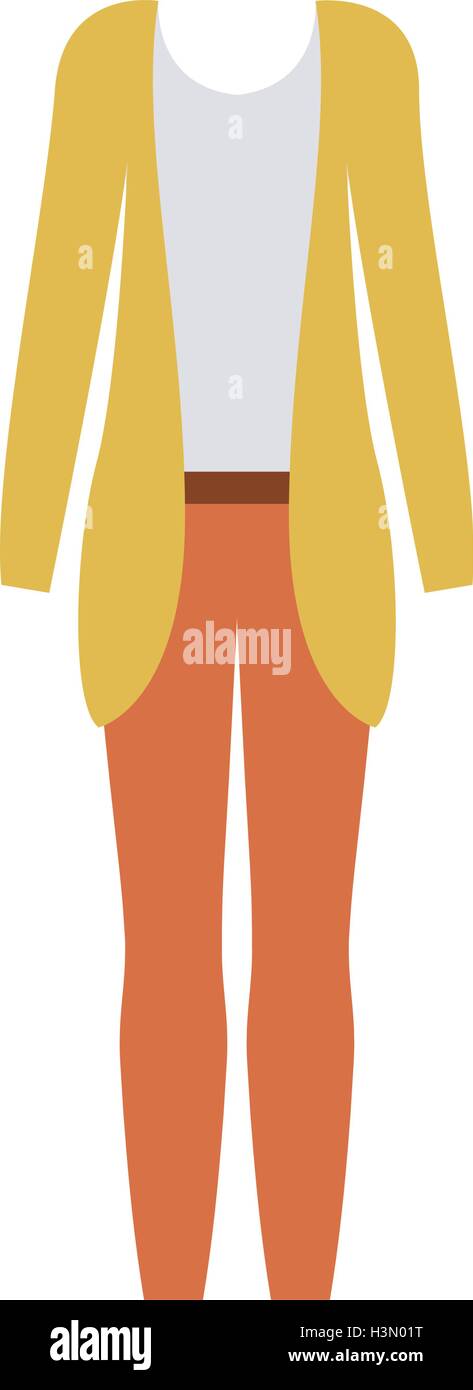 Isolated female formal cloth design Stock Vector Image & Art - Alamy