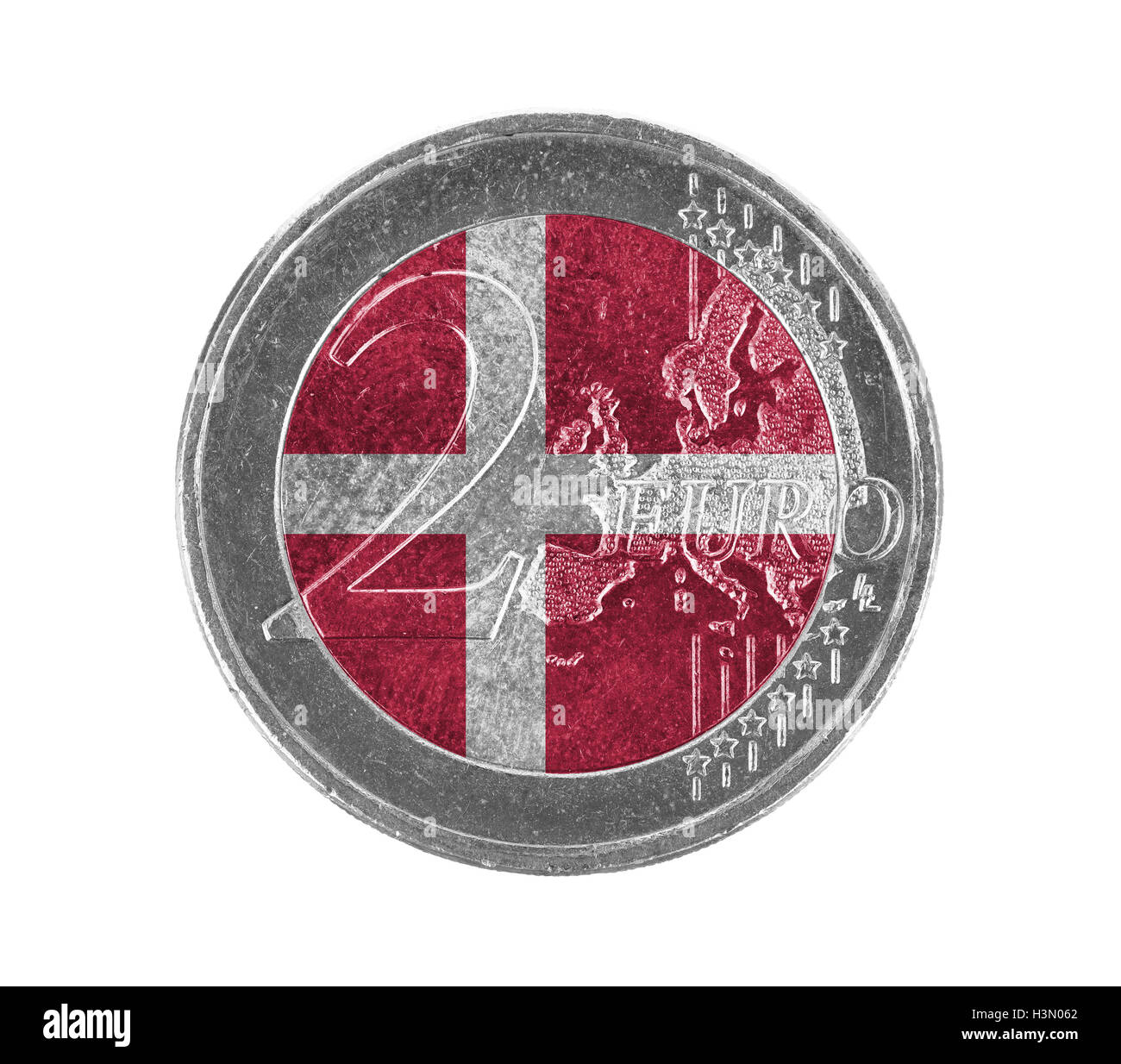 Euro coin, 2 euro Stock Photo - Alamy