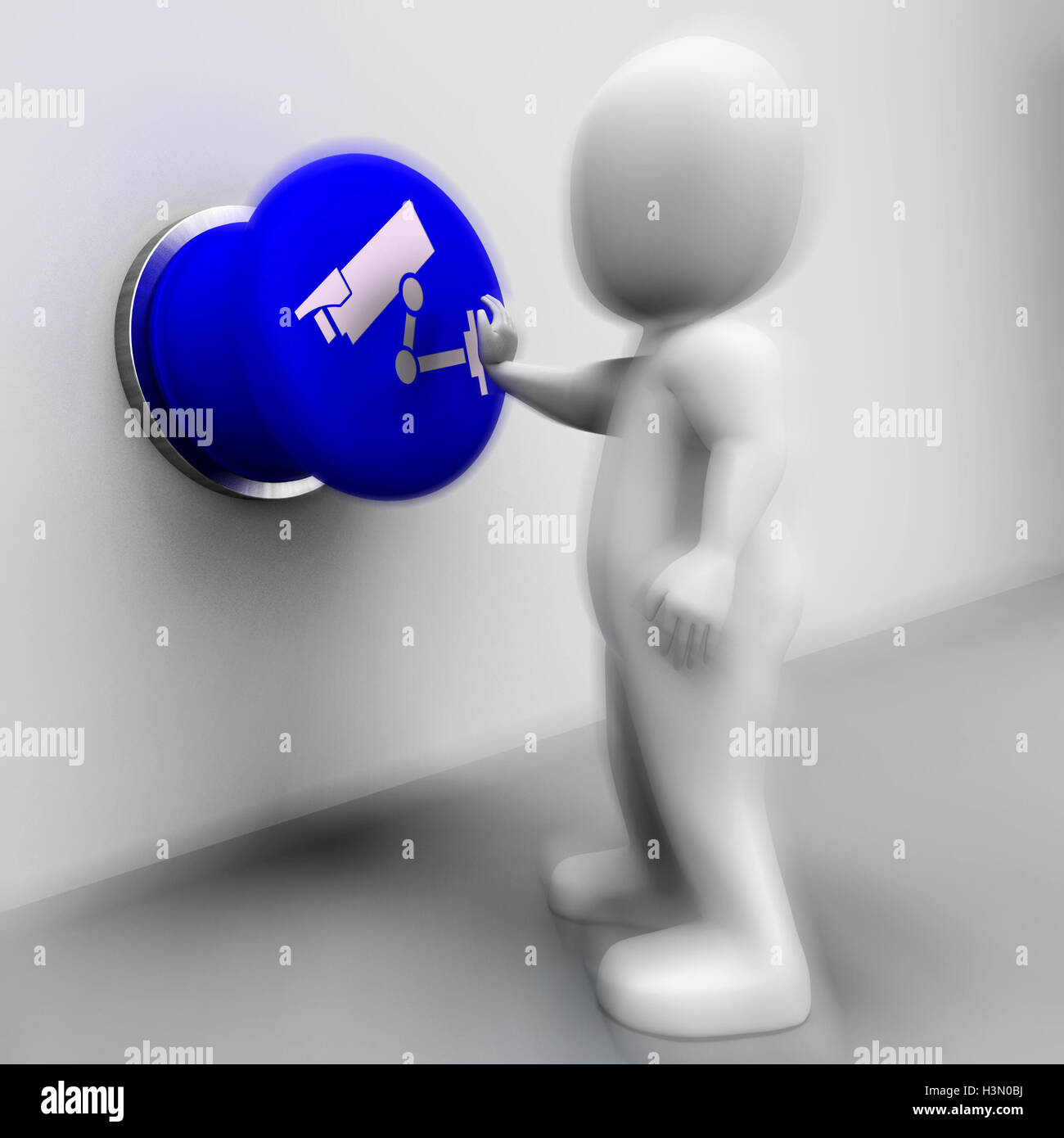 CCTV Camera Pressed Shows Surveillance And Security Stock Photo - Alamy