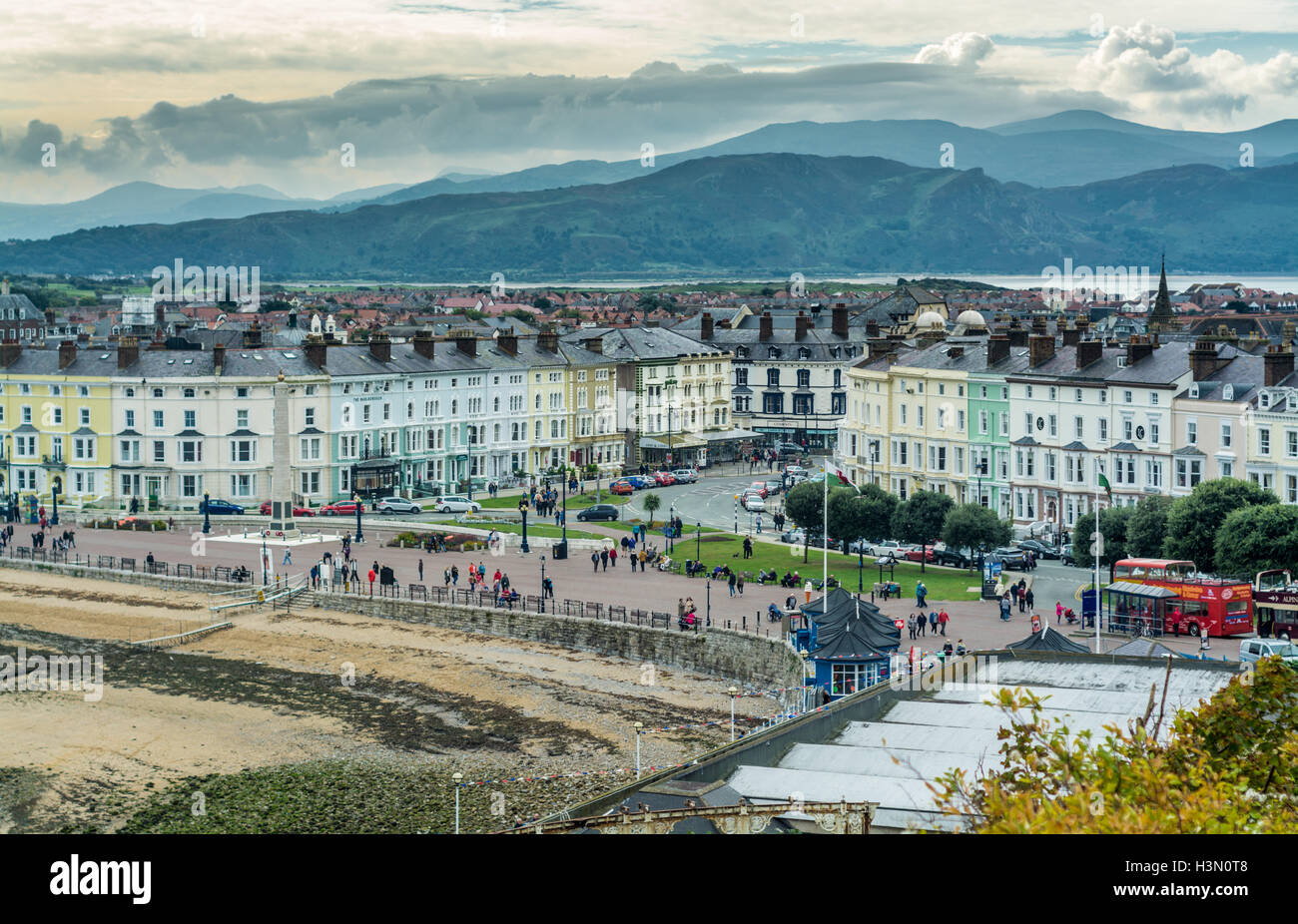 A view of the town at Llandudno Stock Photo - Alamy