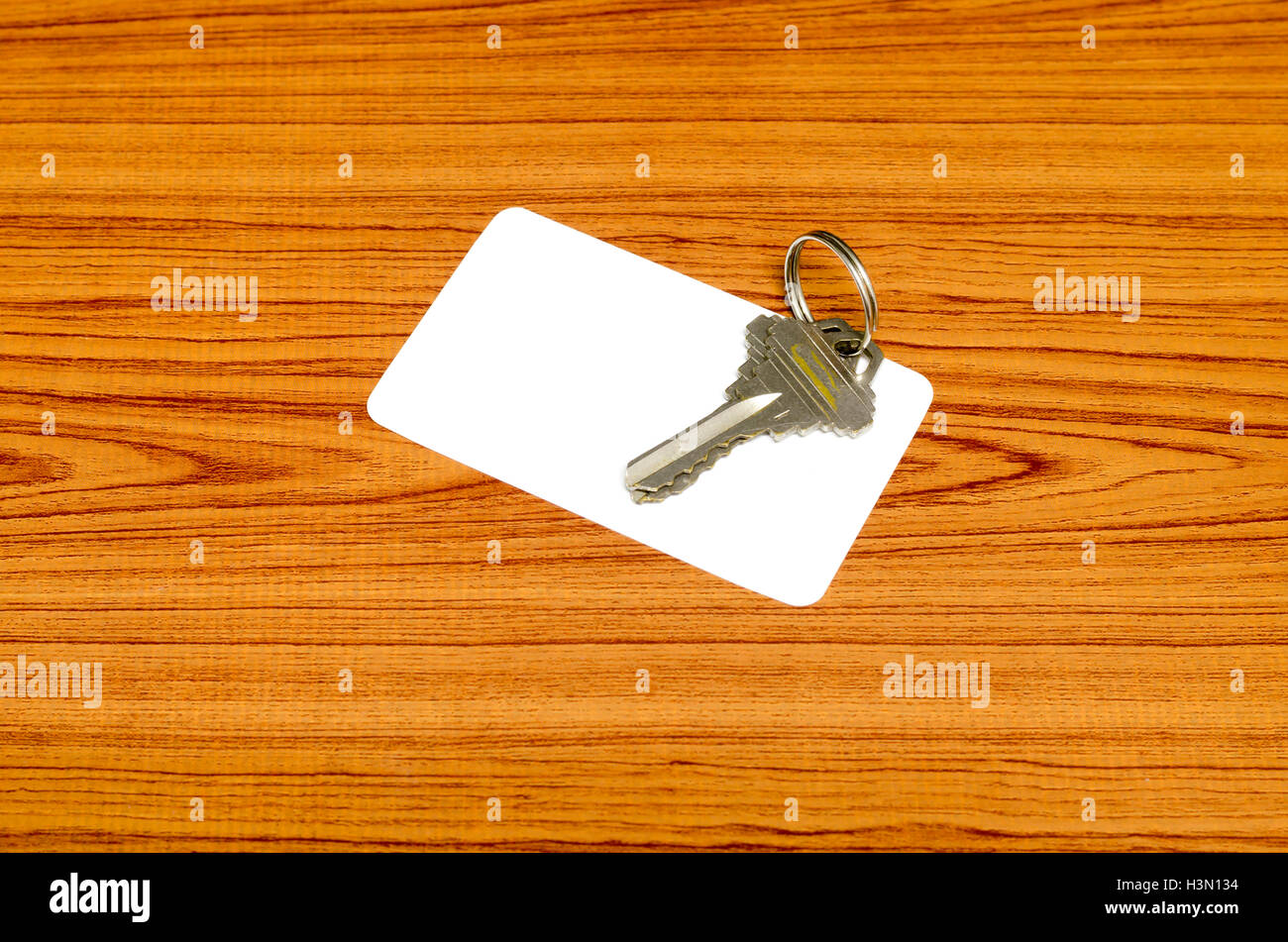 business card and keys Stock Photo - Alamy