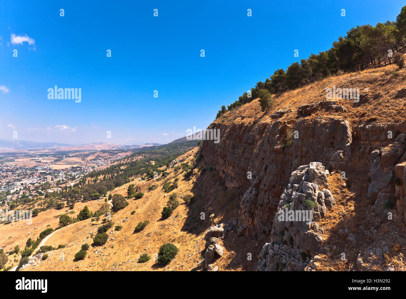 mountains in the North of Israel , Middle East Stock Photo - Alamy