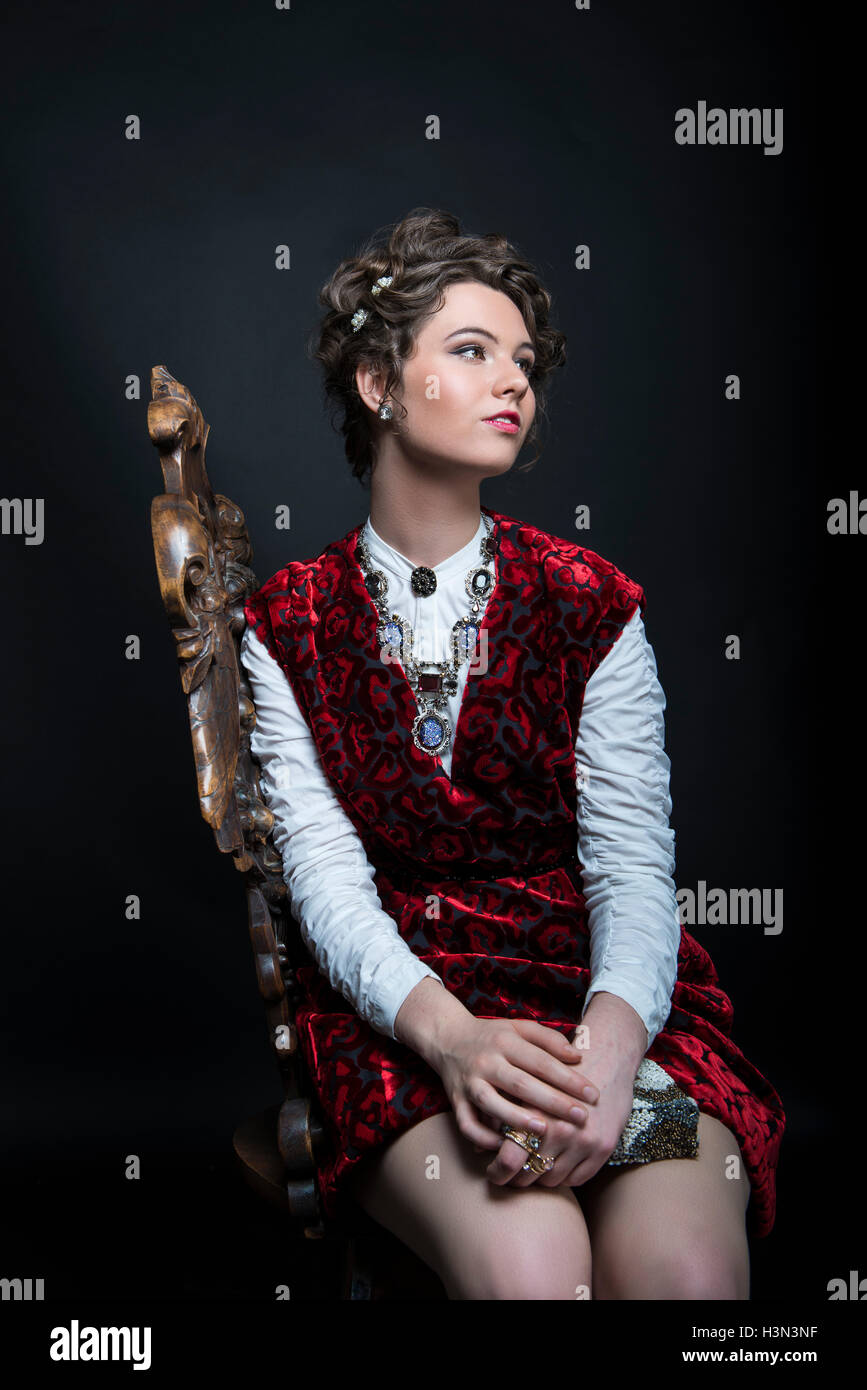 Young victorian model hi-res stock photography and images - Alamy