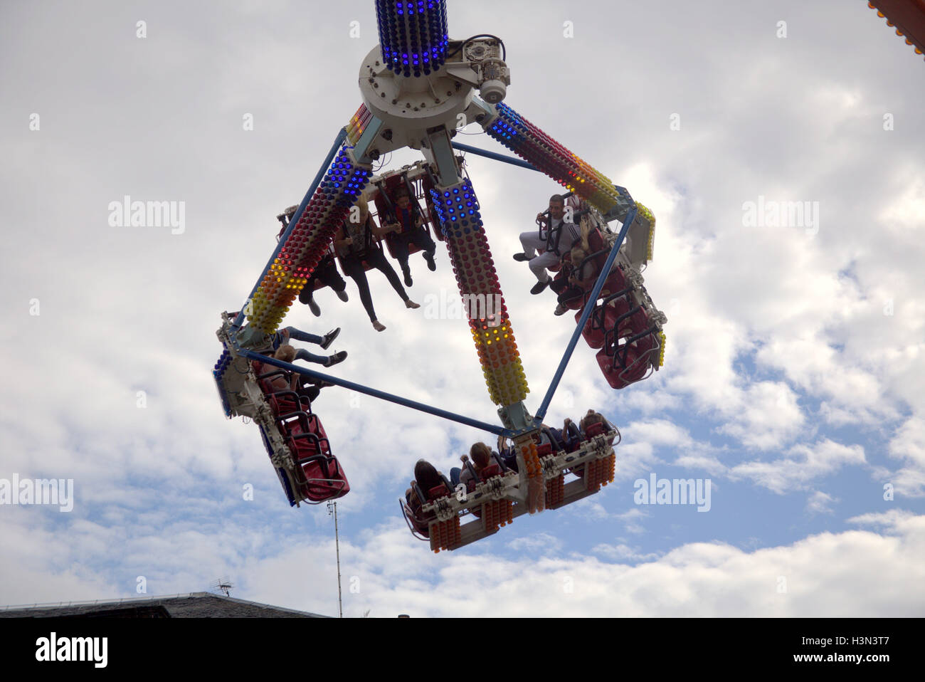 Spinning carnival ride hi-res stock photography and images - Alamy