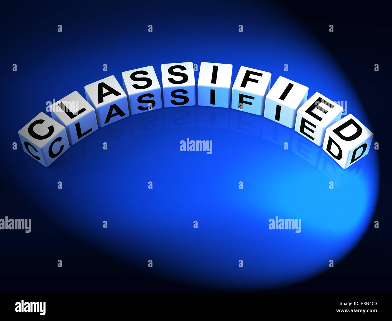 Classified Letters Show Top Secret Confidential And Restricted A Stock ...