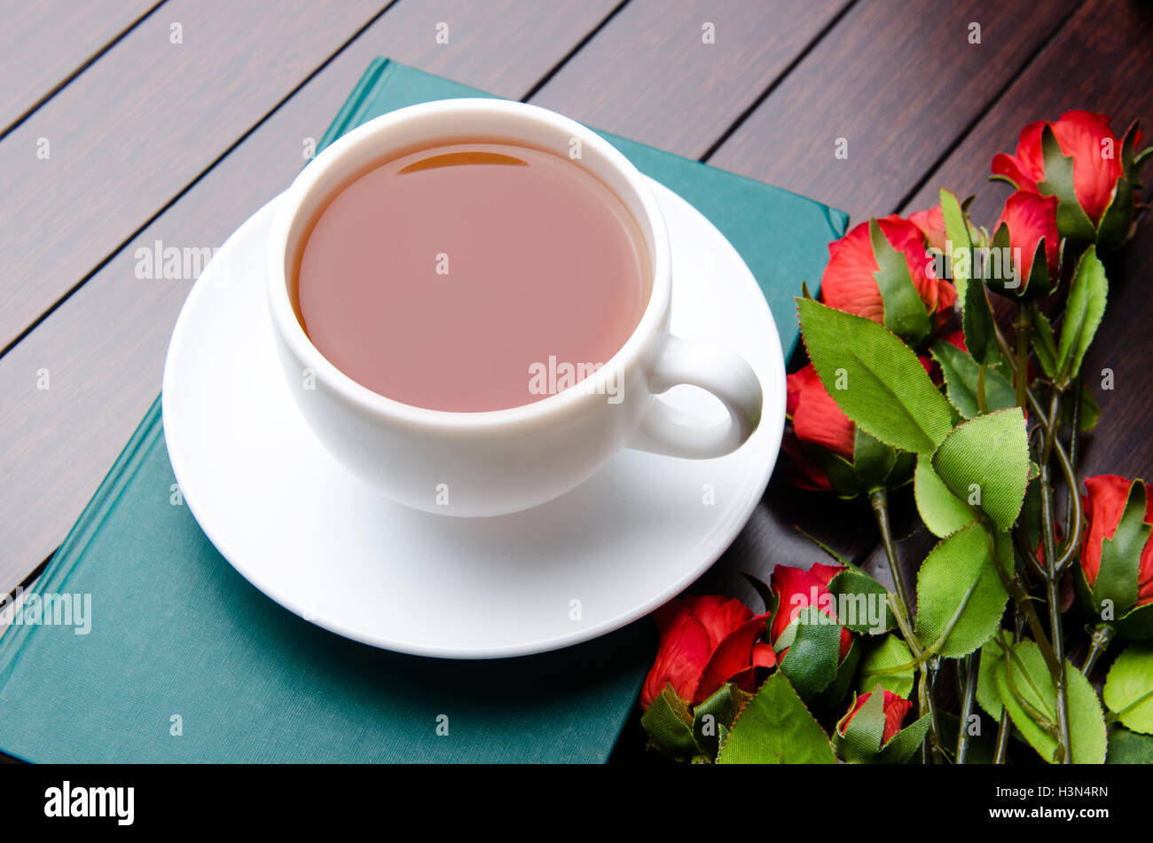 Cup of tea in catering concept Stock Photo - Alamy