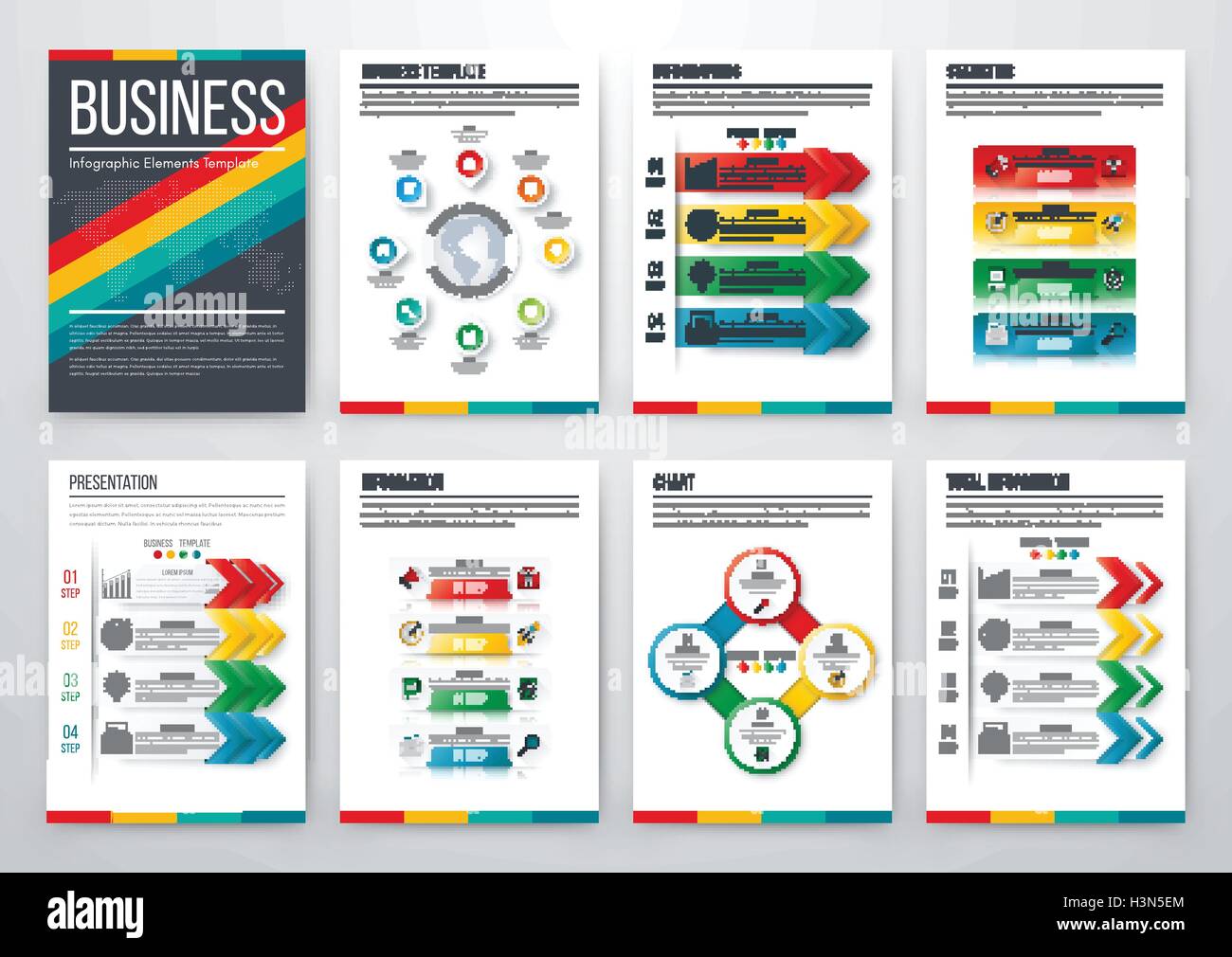Modern infographic vector concept Stock Vector Image & Art - Alamy