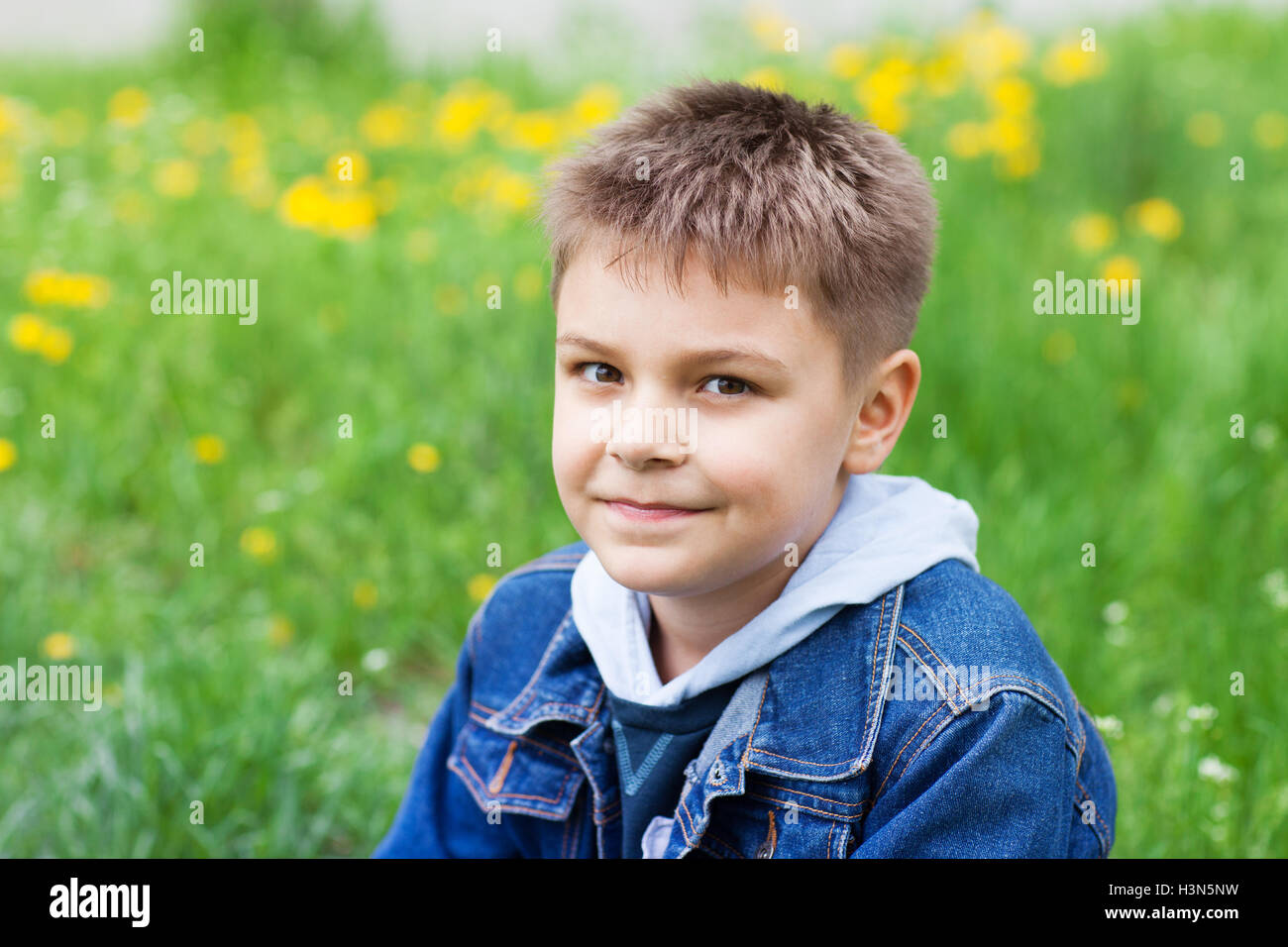 portrait of a boy Stock Photo - Alamy