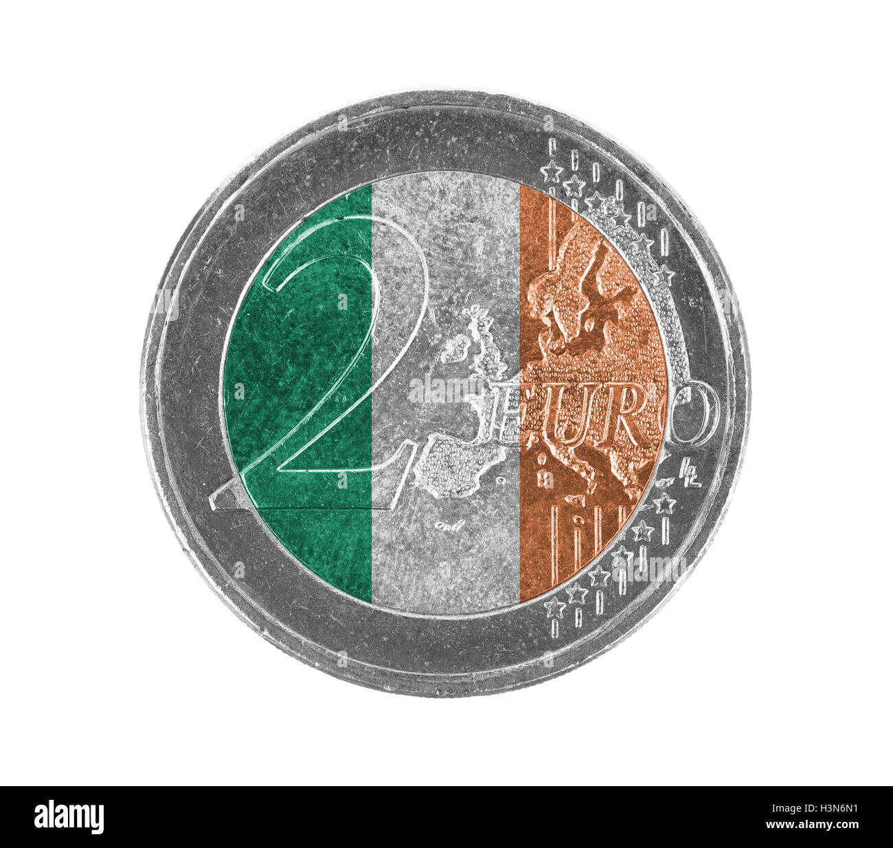 Euro coin, 2 euro Stock Photo - Alamy