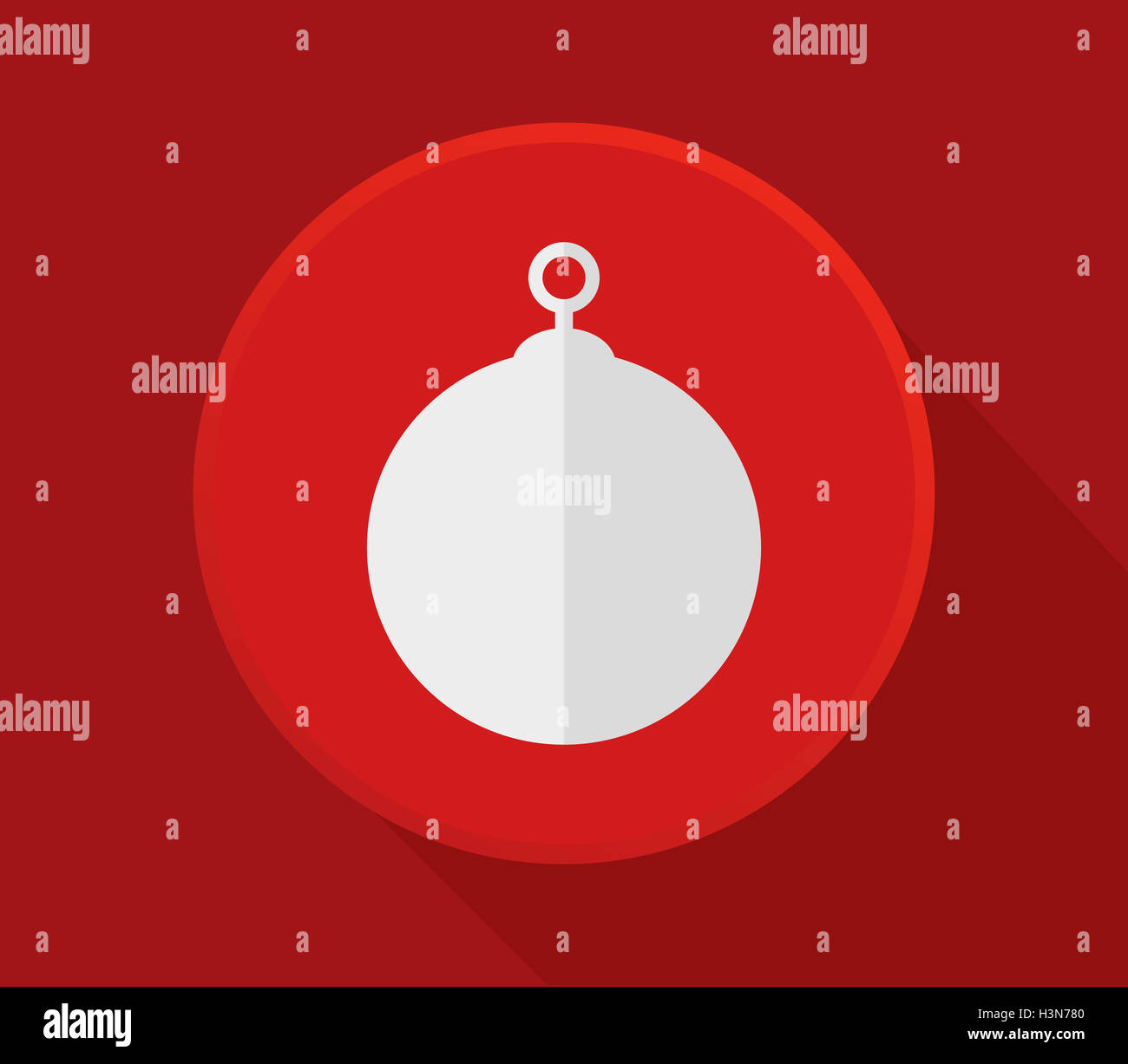 Christmas ball icon Stock Photo - Alamy