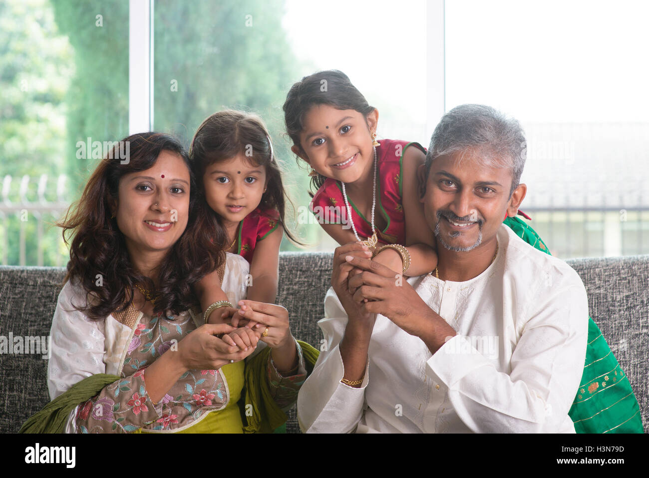 Indian mom daughter hi-res stock photography and images - Alamy