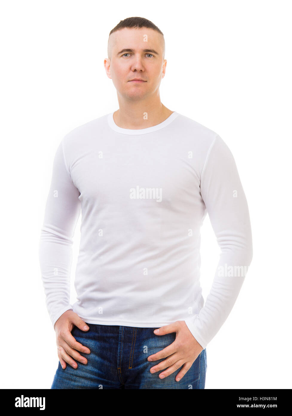 White long sleeve top hi-res stock photography and images - Alamy