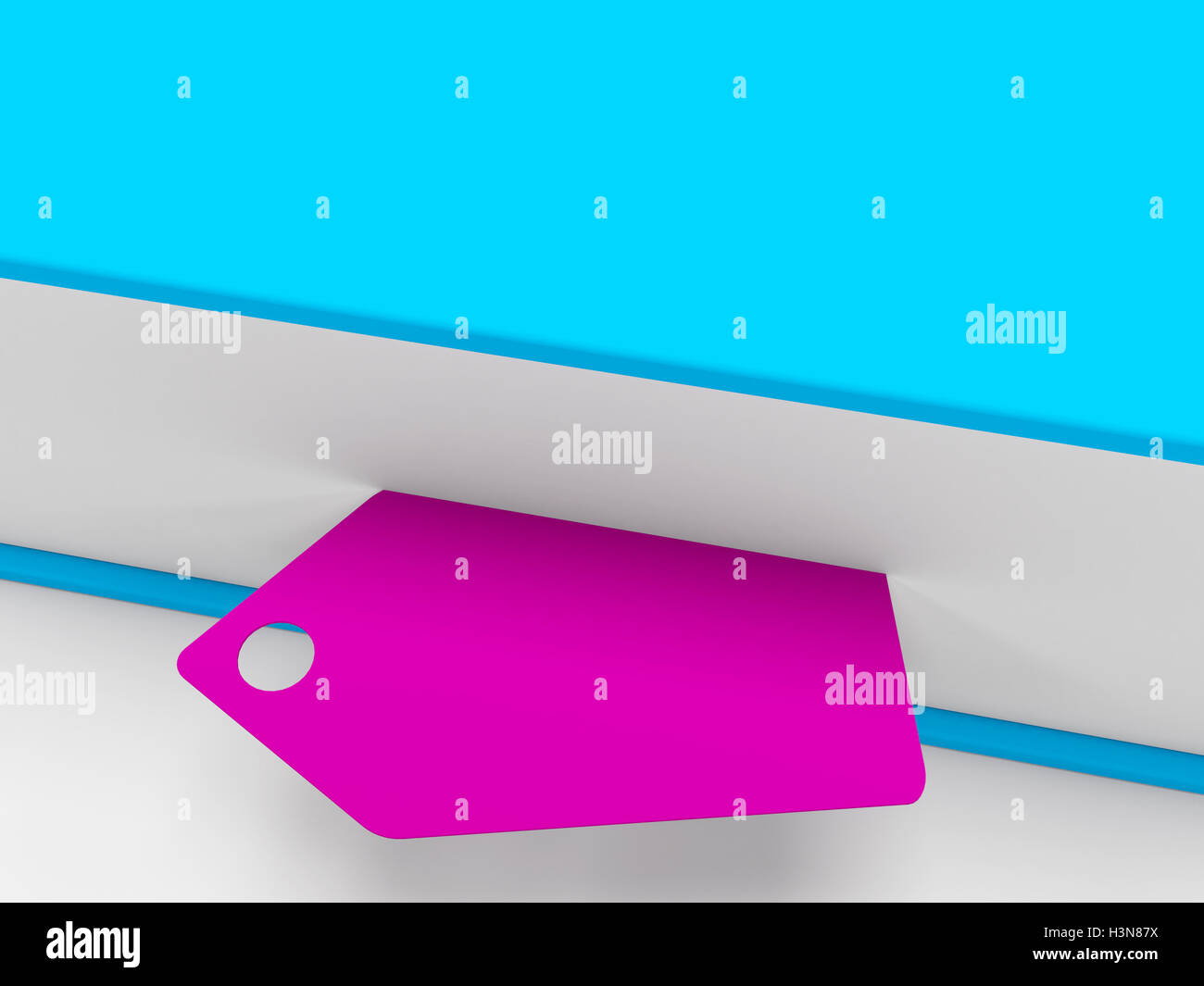 tag inside book Stock Photo - Alamy