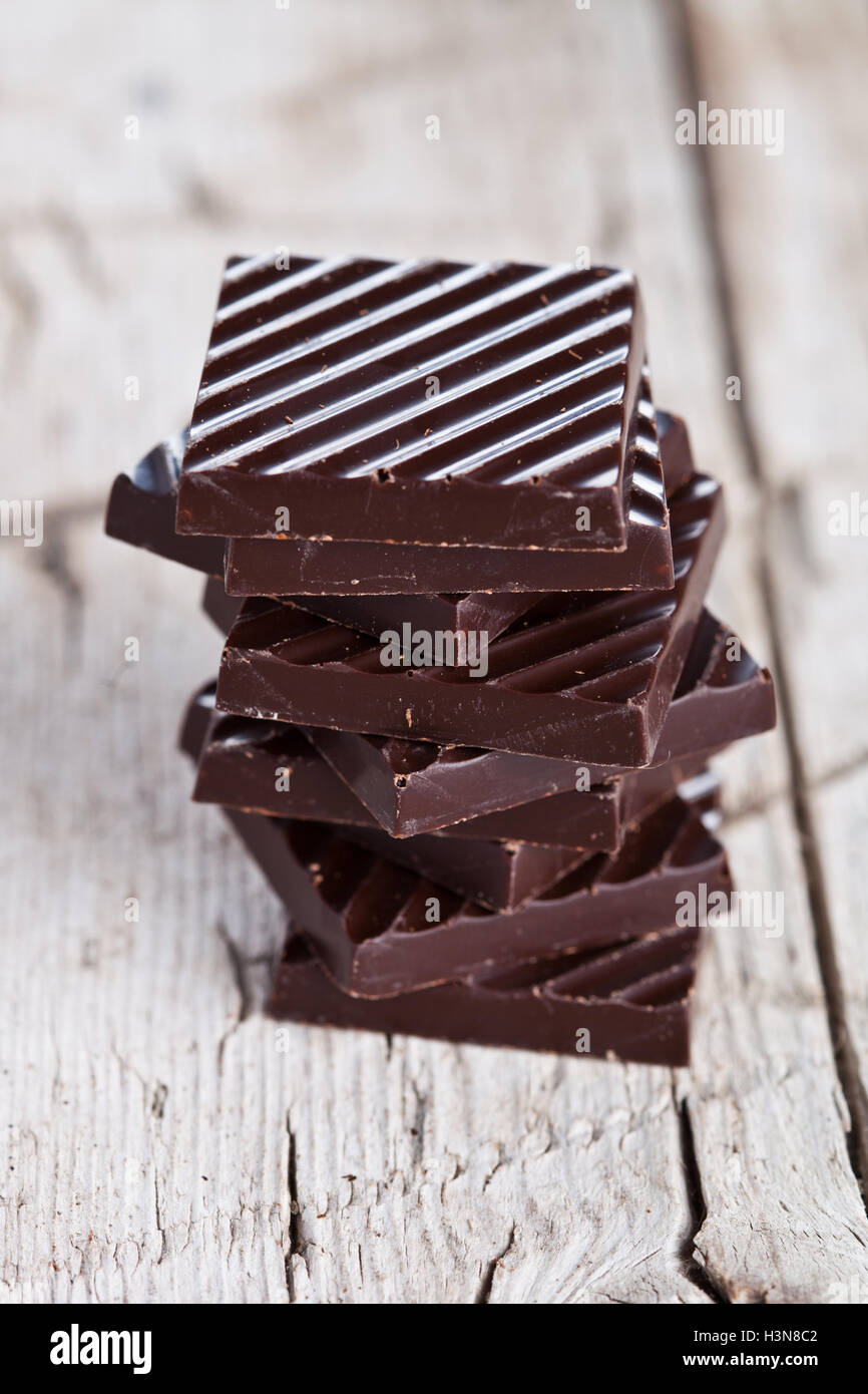chocolate sweets stack Stock Photo - Alamy