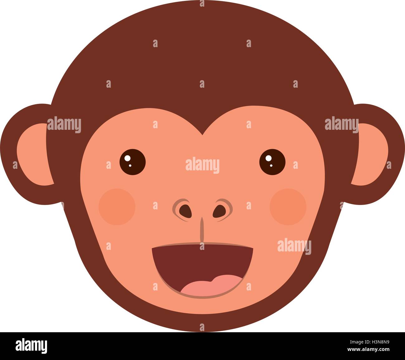 Isolated monkey cartoon design Stock Vector Image & Art - Alamy